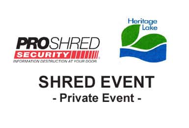 Heritage Lake Cleanup – August 7, 2021 – Proshred® Indianapolis