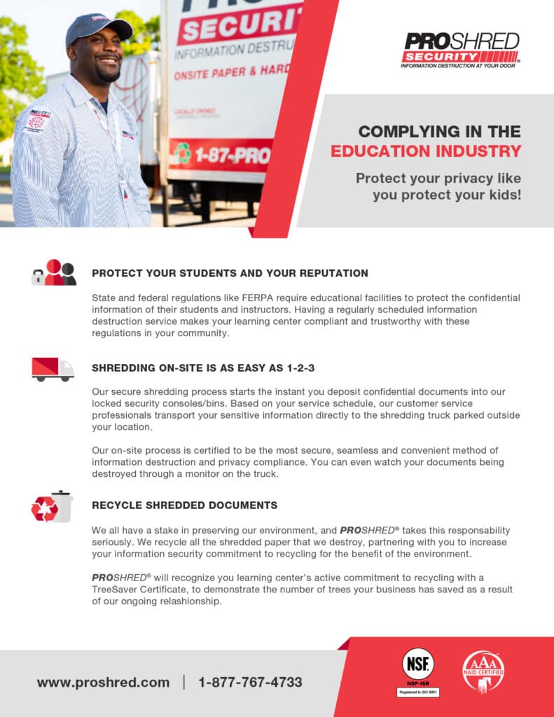 Shredding Company Brochures | Document Destruction